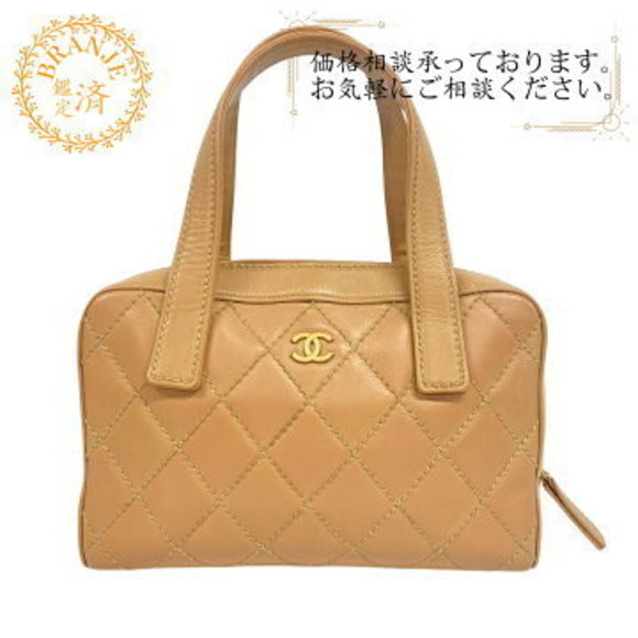 CHANEL | Bags | Chanel Wild Stitch Coco Mark Handbag High Beige | Poshmark